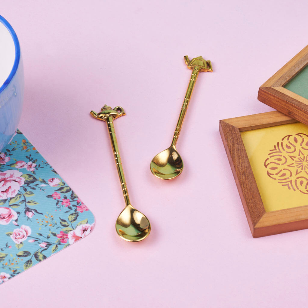 Tea Time T-spoons – Set of 4 – TOPP BRASS